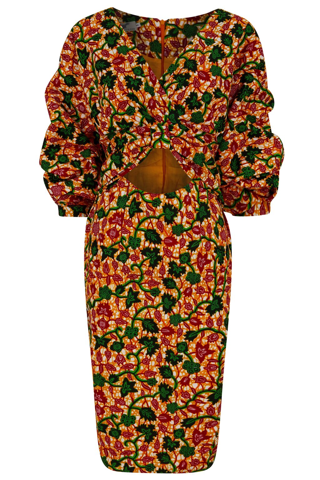 Nadine Midi Cut Out dress – OHEMA OHENE AFRICAN INSPIRED FASHION